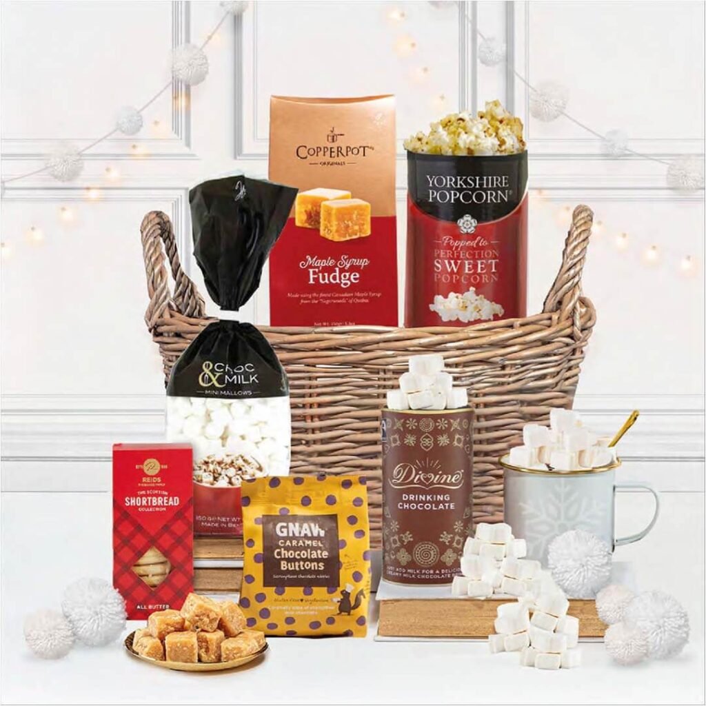 Luxury Christmas Gift Hamper - The Hug (Fudge, Shortbread, Chocolate...)